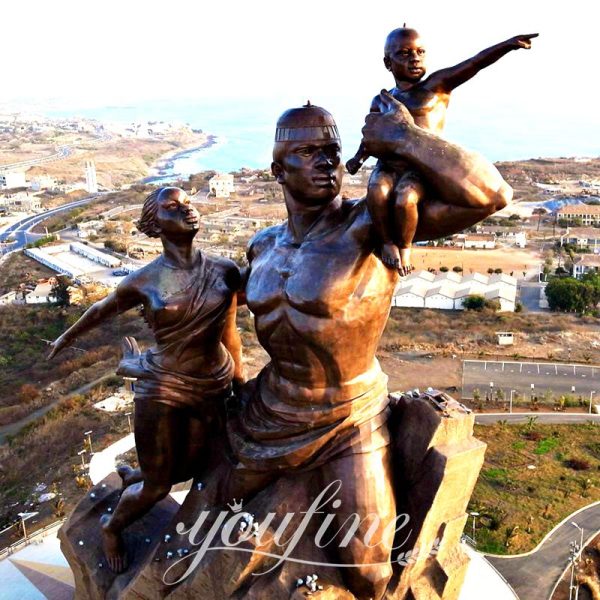 Large Bronze African Renaissance Monument Statue Project for Sale BOKK-900
