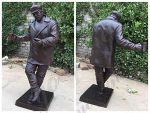 Large Bronze Beer Man Statue Custom Bronze Sculptures for US Client ...