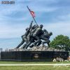 World War II American flag Bronze Soldier Statue BOKK-930