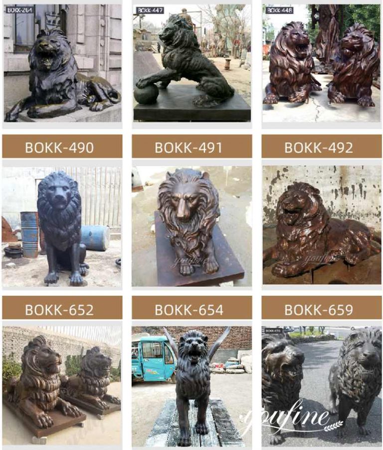 Lion Statue for Driveway - Lion Statue for Driveway - YouFine