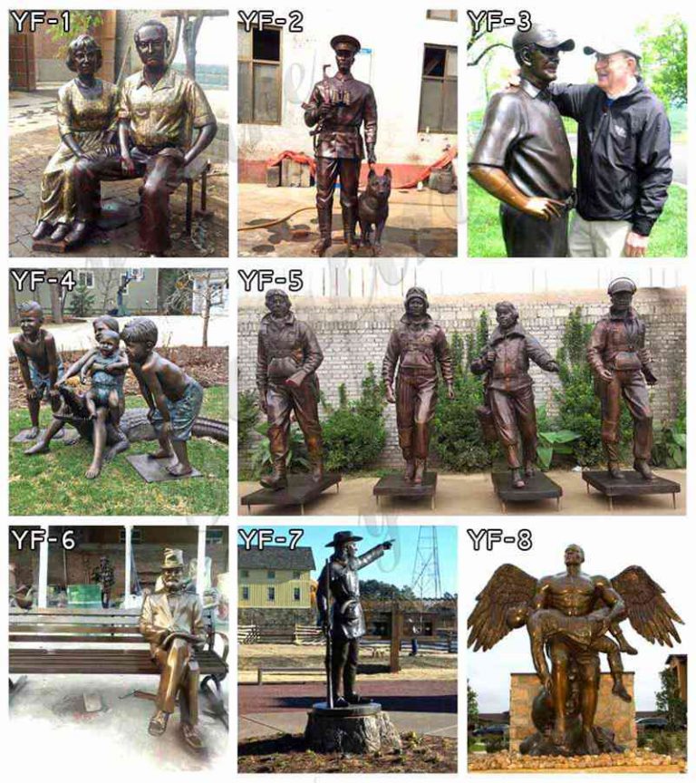 Large Bronze Beer Man Statue Custom Bronze Sculptures for US Client ...