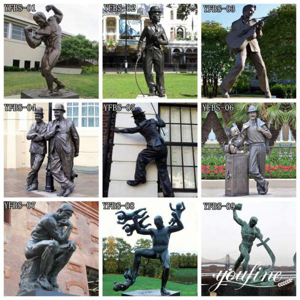 Life Size Bronze Angry Man Statue Park Decor on Sale BOKK-984 - YouFine ...