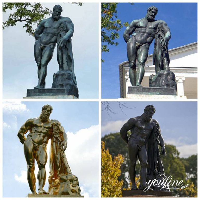 Roman Life Size Bronze Farnese Hercules Statue for Sale BOKK-995