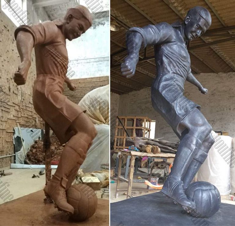 Life Size Bronze Football Player Statue Custom for Sale BOKK-555 ...