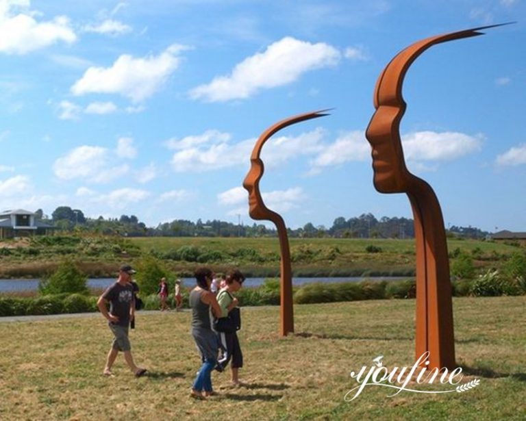 Outdoor Rusty Metal Garden Sculptures for Sale CSS-470-You Fine Sculpture