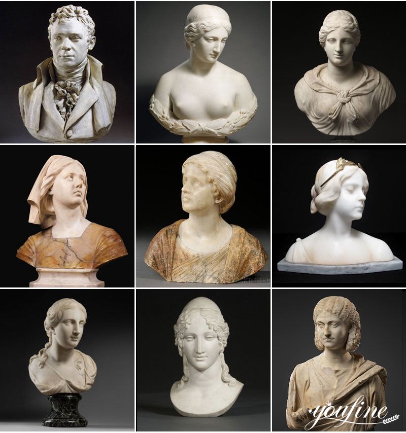 Antique Marble Bust Sculpture The Infant Psyche Factory Supply MOKK-221