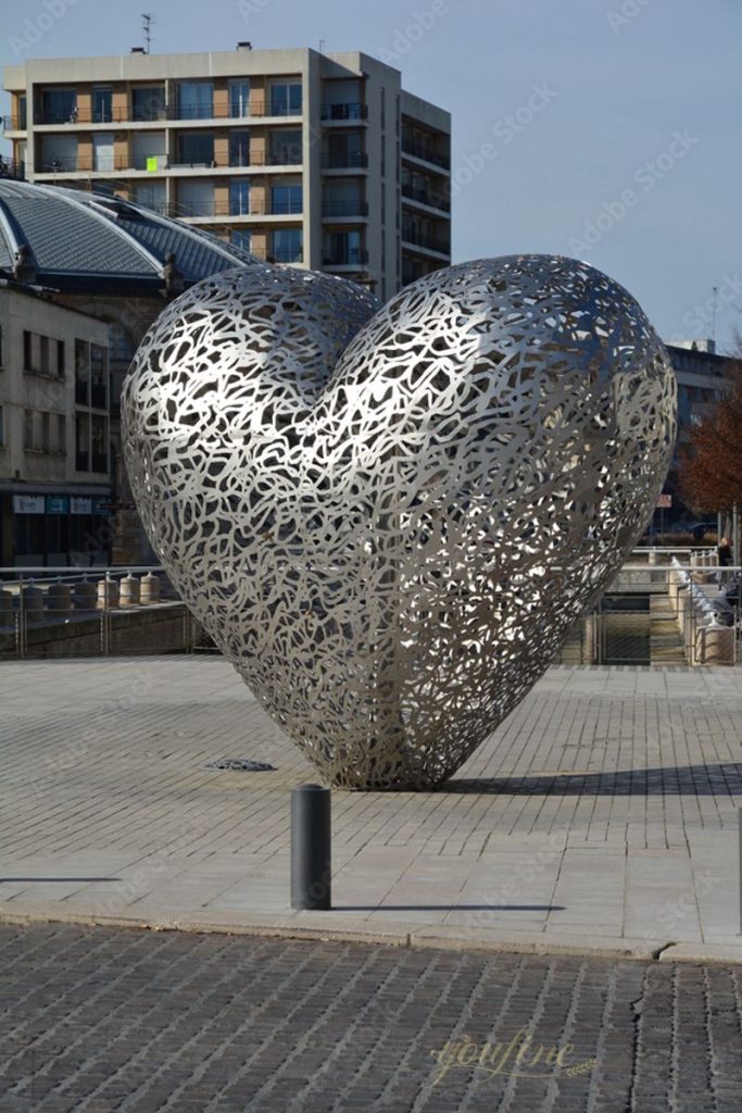 Large Metal Heart Sculpture Outdoor Art Decor Factory Supplier CSS-553 ...