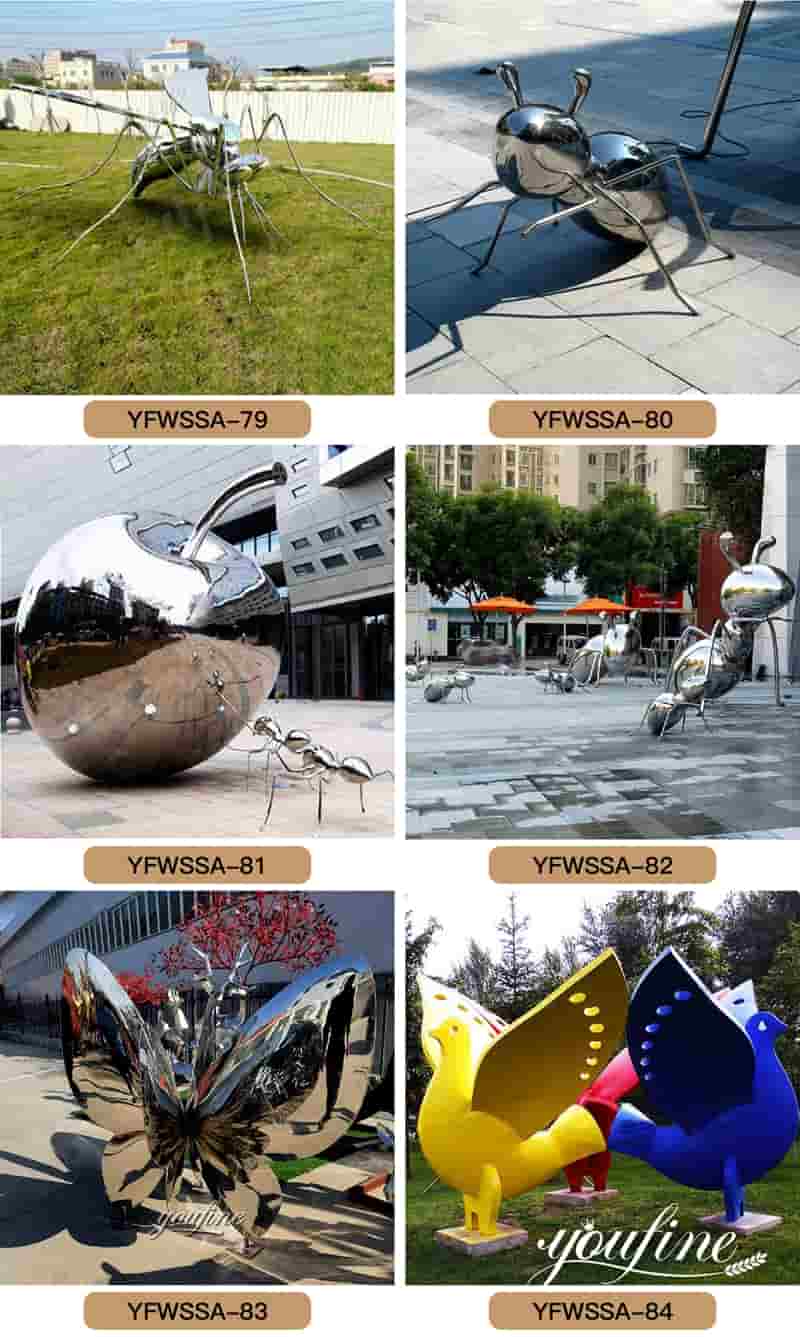 Metal Giant Ants Sculpture Home Garden Decor for Sale CSS-561 - YouFine ...