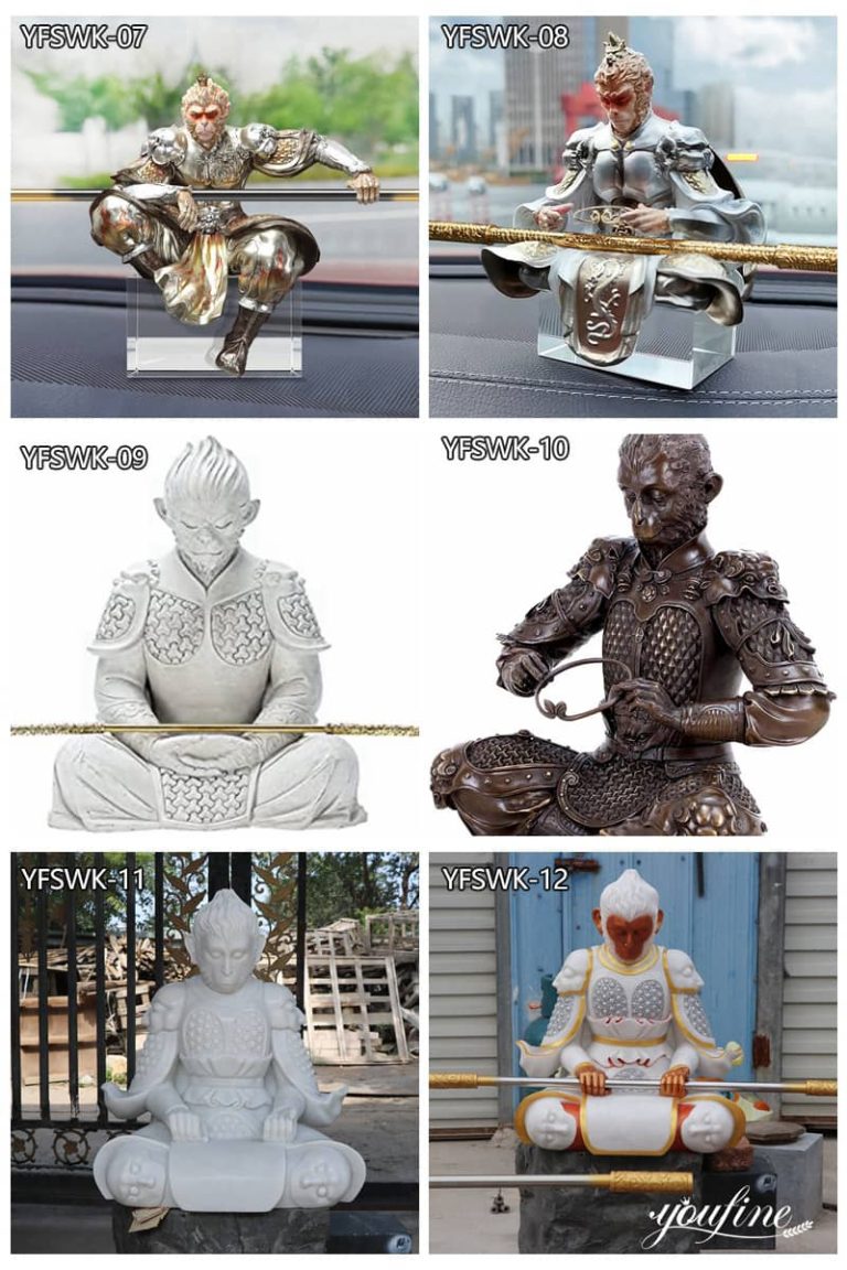 Marble Life Size Monkey King Statue Chinese Mythology Figure Supplier ...