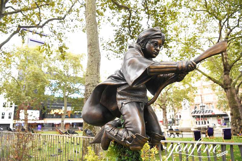 Bronze Harry Potter Garden Statue Hogwarts Art BOK1-082 - YouFine