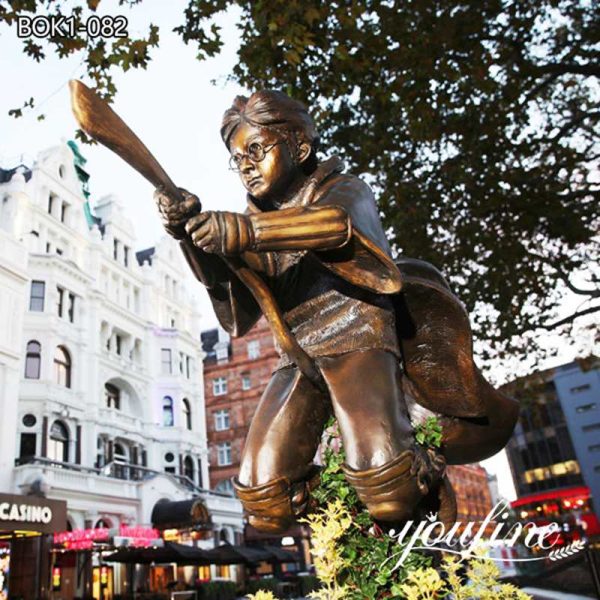Bronze Harry Potter Garden Statue Hogwarts Art BOK1-082 - YouFine