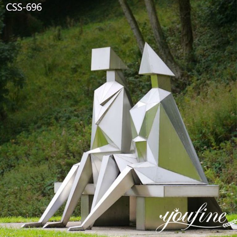 Stainless Steel Figure Sculpture - Metal Sculptures - YouFine Sculpture