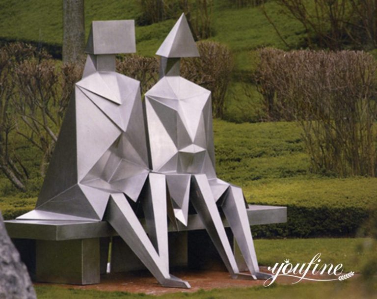 Famous Stainless Steel Lynn Chadwick Geometric Sculpture