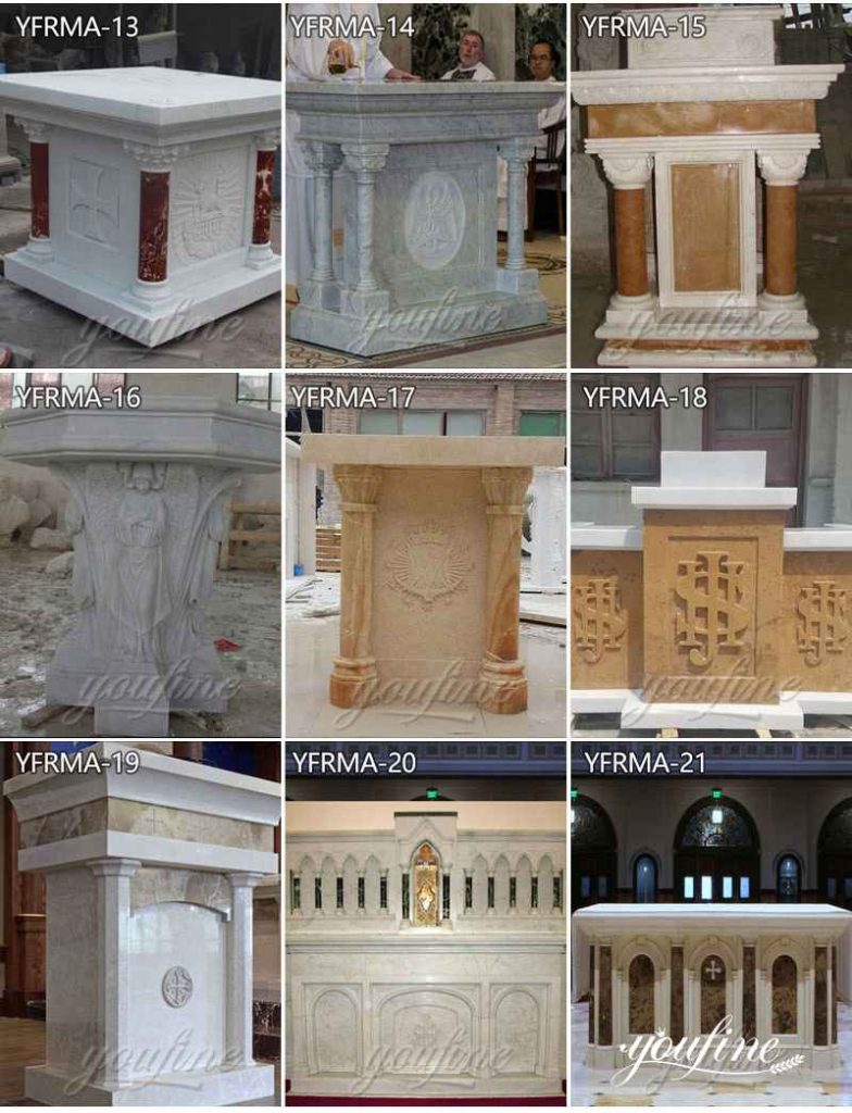 Natural Marble Catholic Church Altar Hand Carved Factory Supply CHS-356 ...