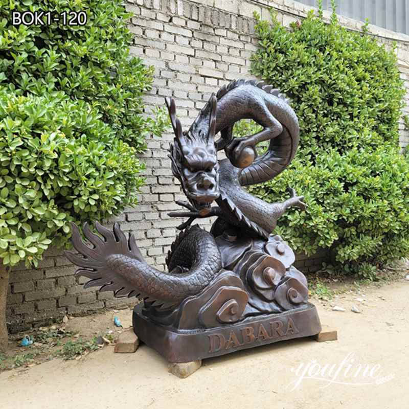 Bronze Dragon Water Fountain Outdoor Decor for Sale BOK1-120