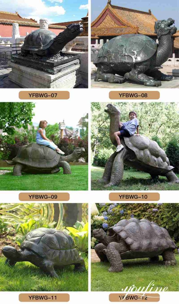 Bronze Giant Tortoise Statue Garden Outdoor Decor for Sale BOK1-193 ...