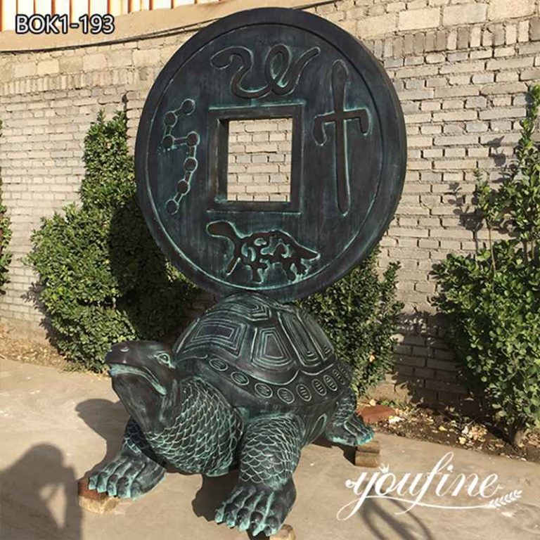 Bronze Giant Tortoise Statue Garden Outdoor Decor for Sale BOK1-193