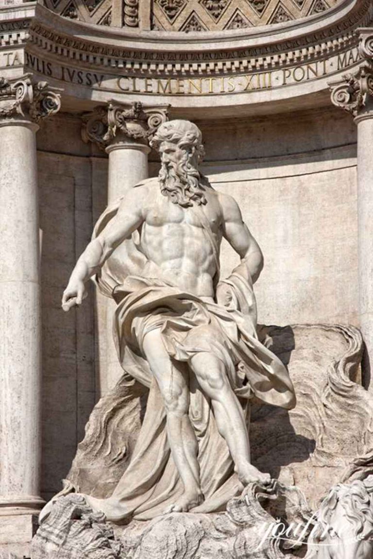 Greek God Oceanus Statue Famous Trevi Fountain Art-YouFine