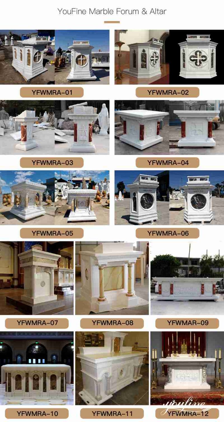 Natural Marble Catholic Church Altar First Class Manufacturer CHS-864 ...