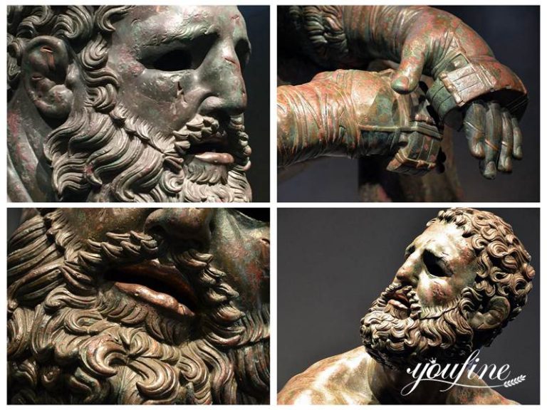 Bronze Greek Athletes Statue Ancient Famous Boxer at Rest Art BOK1-213 ...