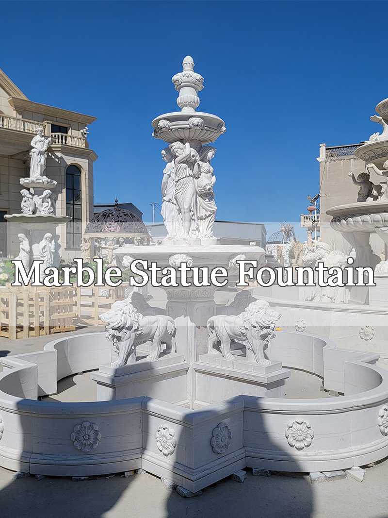 Garden Marble Water Fountain--YouFine Sculpture