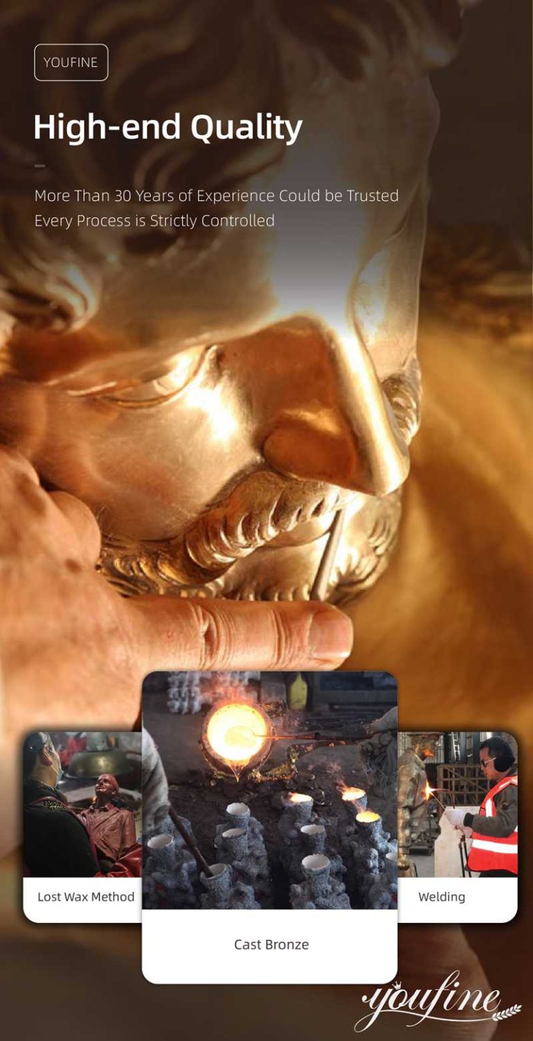 Bronze Military Police Officers Statue with Child Memorial Gift for ...