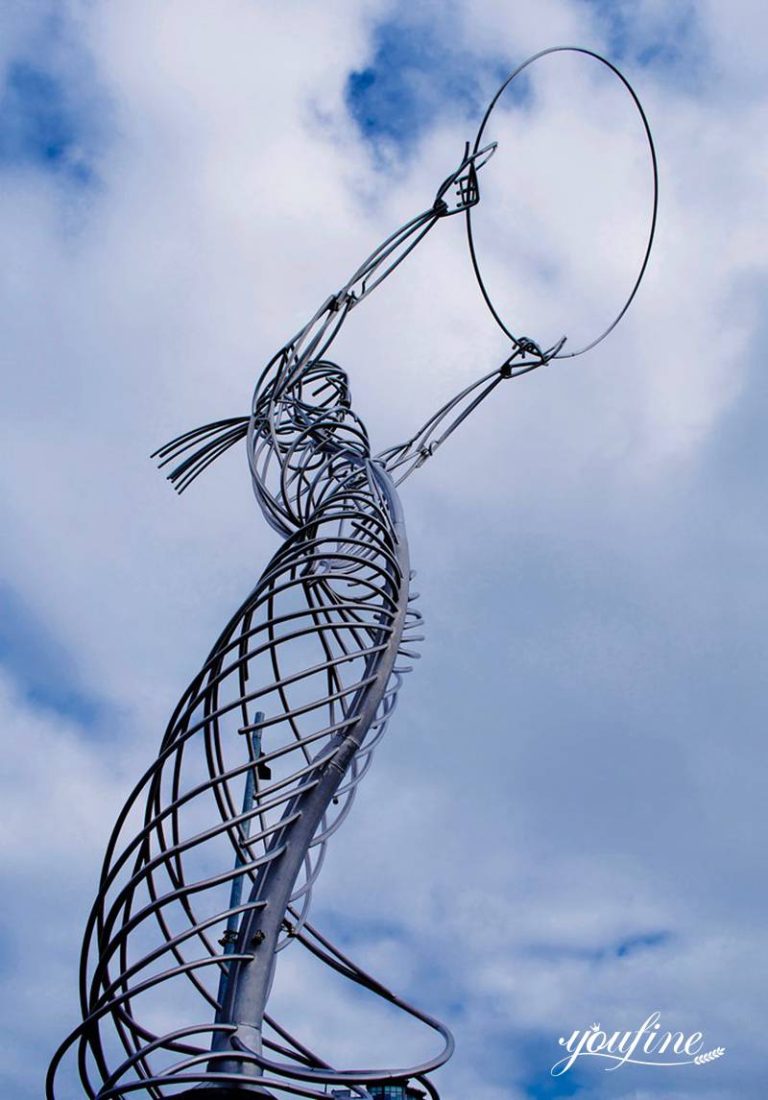 Nuala with the Hula Beacon of Hope Sculpture for Sale CSS-830