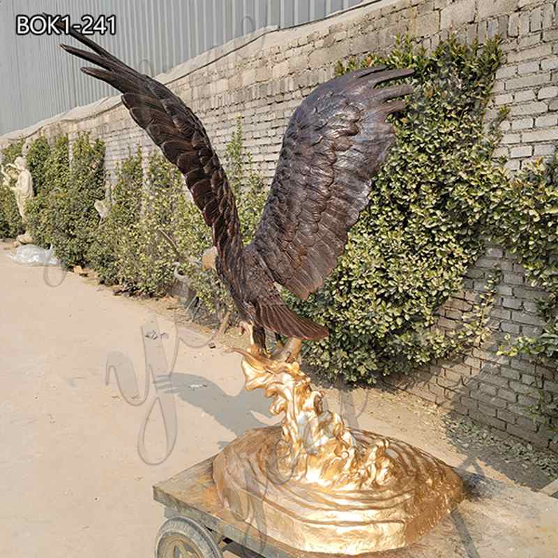 Life Size Eagle Statue-Garden Art Sculpture