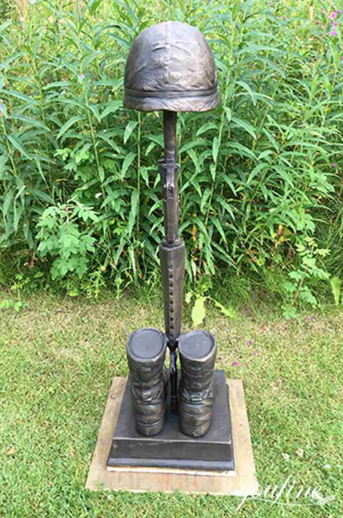 Bronze Garden Battle Cross Statue Military Memorial for Sale BOK1-291