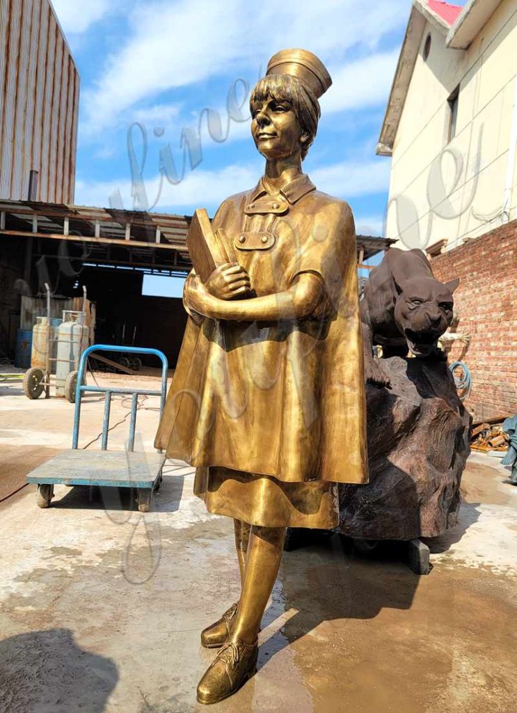 Custom Bronze Nurse Sculpture from Photo for Sale BOK1-130 - YouFine ...