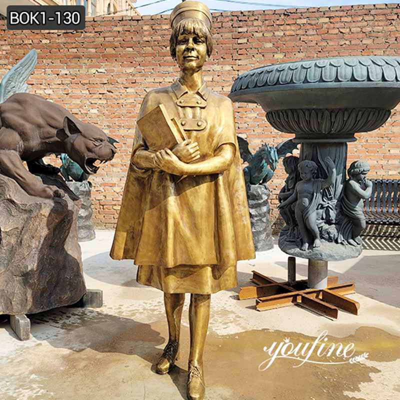 Custom Bronze Nurse Sculpture from Photo for Sale BOK1-130 - YouFine ...