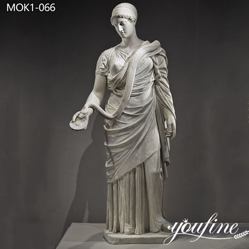 Marble Goddess of Health Hygieia Statue for Sale MOK1-066