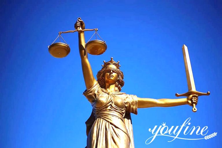 Bronze Themis Goddess of Lady Justice Statue Factory Supplier BOK1-314