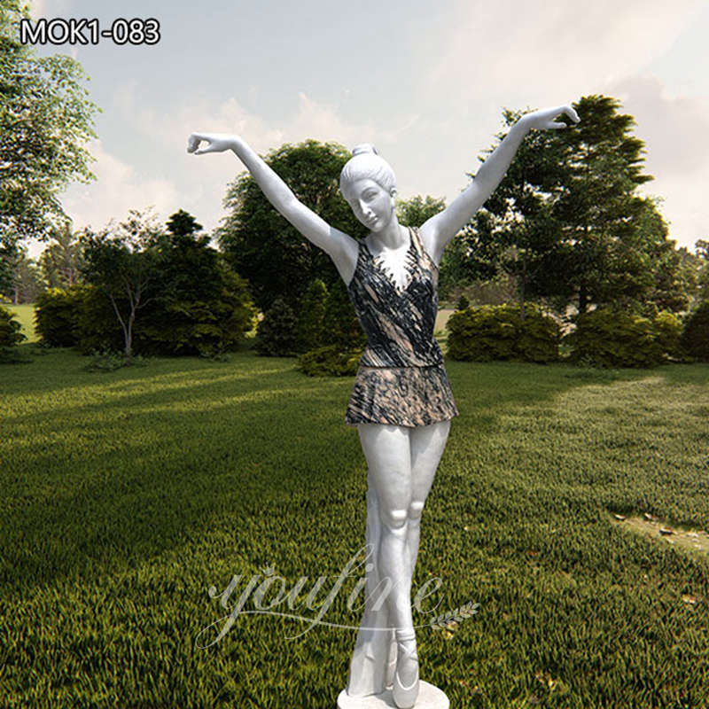 Elegant Marble Ballet Dancer Sculpture Hand Carved By Sculptors MOK1 ...