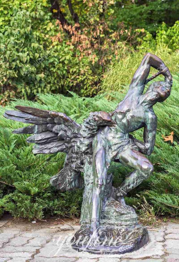 Bronze Golden Prometheus Statue Rockefeller Center Fountain Art for ...