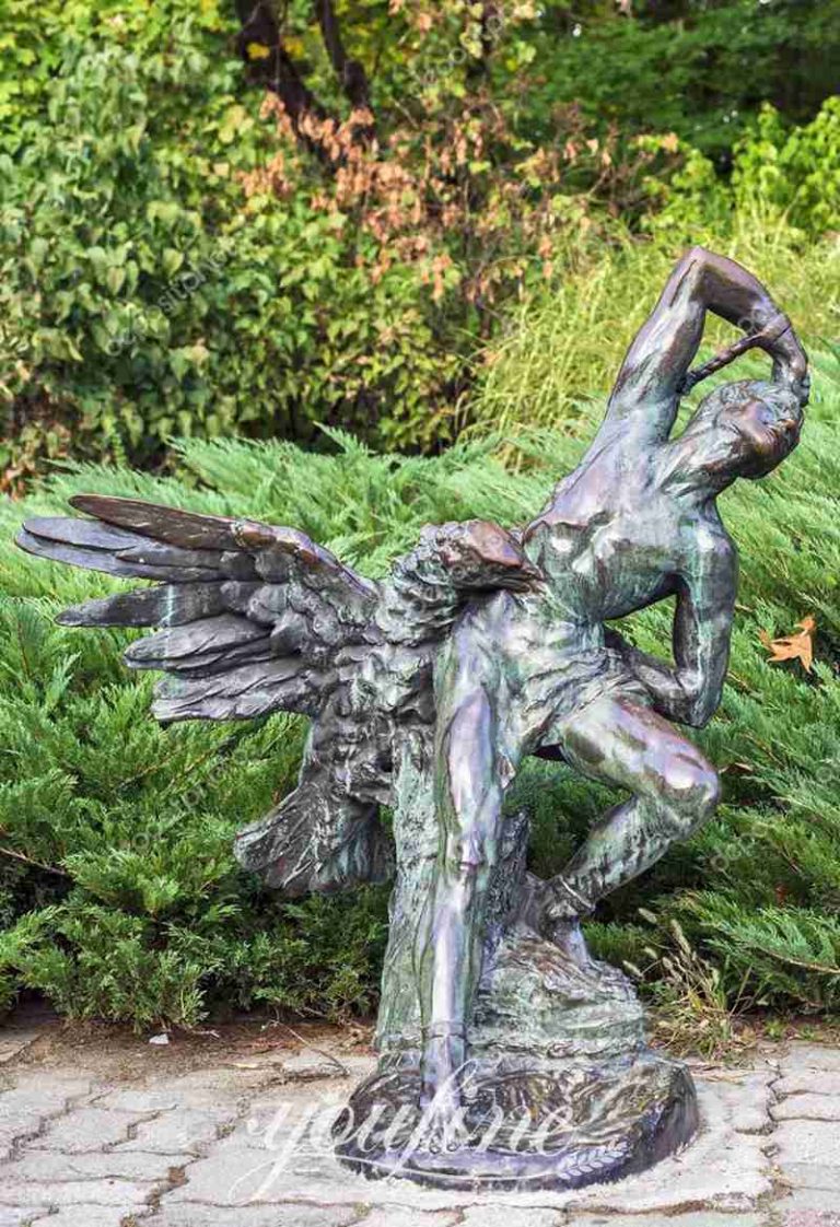 Bronze Golden Prometheus Statue Rockefeller Center Fountain Art for ...