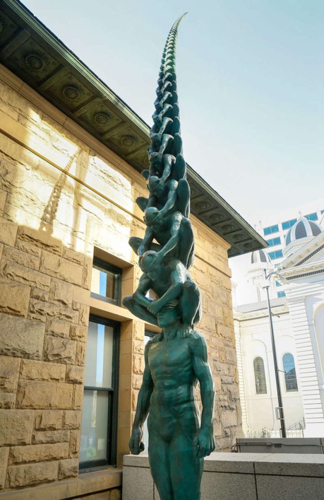 Do Ho Suh Karma Sculpture Blinded Men High into the Sky CSS-894