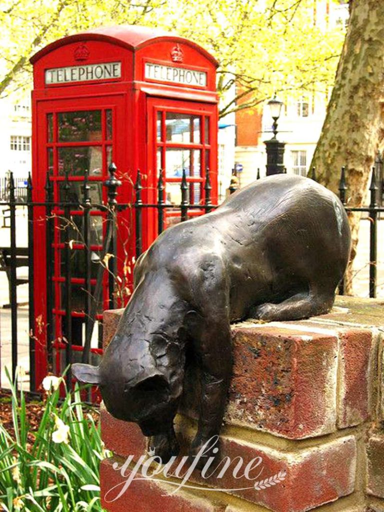 Life Size Bronze Cat Garden Statue BOK-150