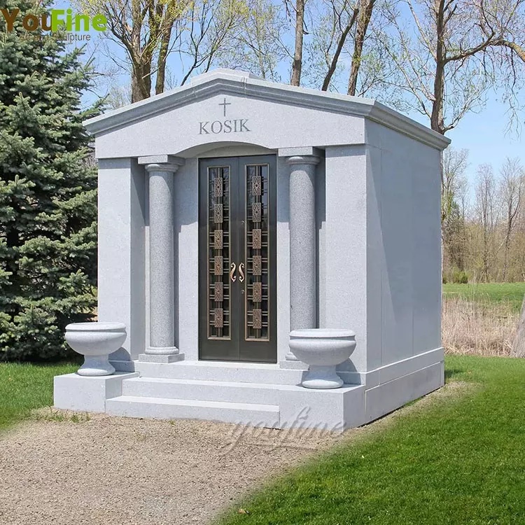 Natural Marble Family Mausoleum Tombstone for Household - YouFine