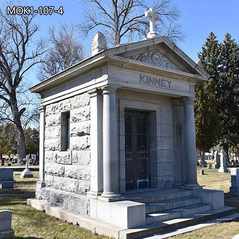 Private Cemetery White Marble Mausoleum for Sale MOK1-107 - YouFine