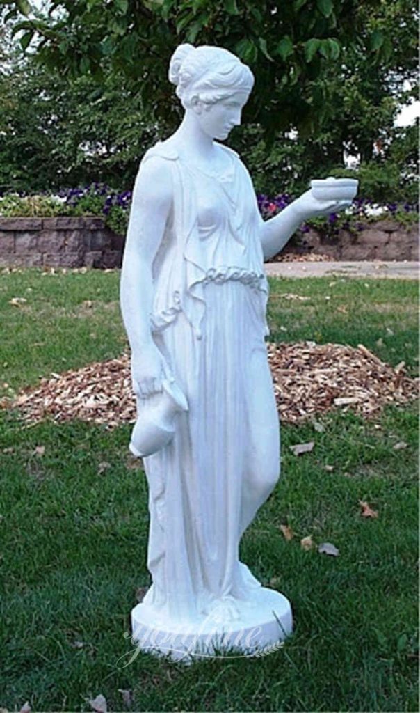 White Marble Greek Hebe Goddess Statue for Garden MOKK-934 - YouFine ...