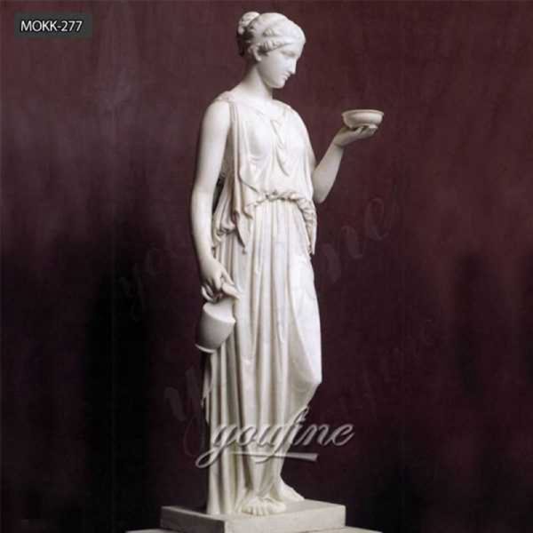 White Marble Greek Hebe Goddess Statue for Garden MOKK-934-YouFine ...