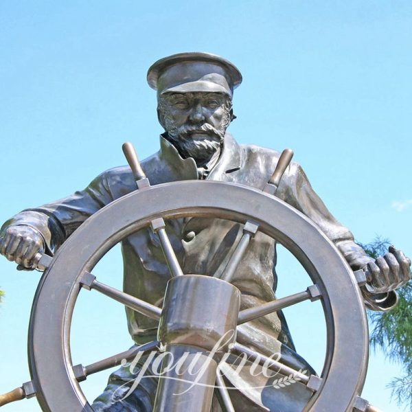 Bronze Life-size Sea Captain Statue Outdoor Harbour Decor Manufacturers ...
