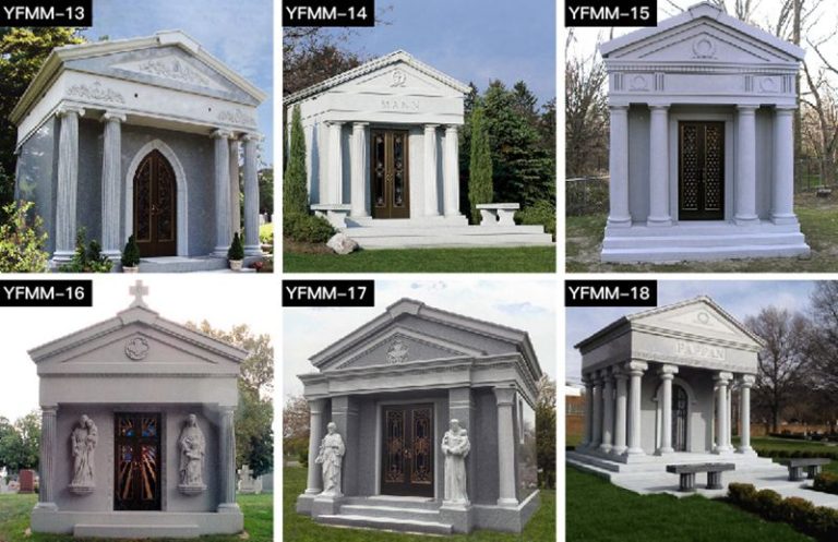 Private Cemetery White Marble Mausoleum for Sale MOK1-107 - YouFine ...
