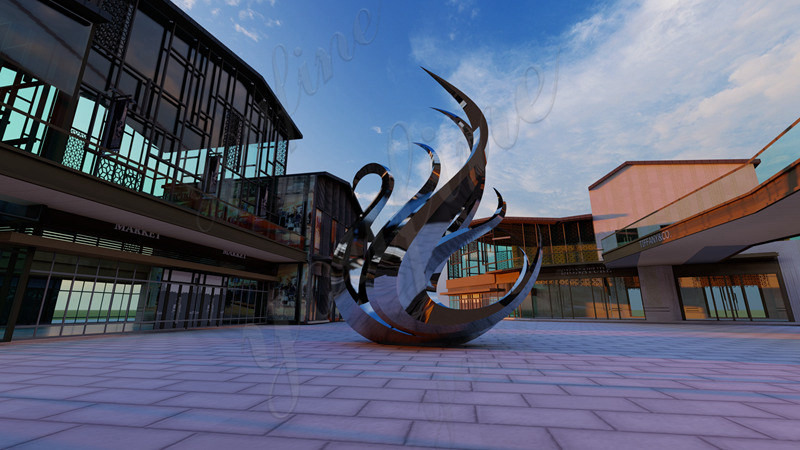 Large Metal Swan Sculpture Modern Decor for Sale CSS-900-YouFine Sculpture