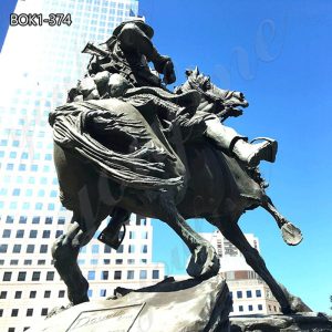 Bronze Horse Soldier Statue 911 America’s Response Monument BOK1-374