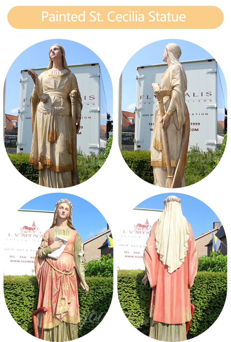 Baroque Style Stefano Maderno Marble Saint Cecilia Sculpture MOK1-148 ...