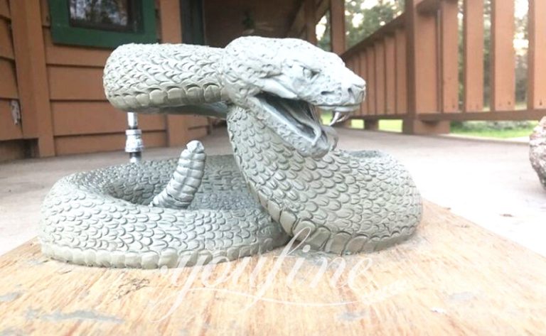Bronze Snake Statue Outdoor Rattler School Art for Sale BOK1-442 ...