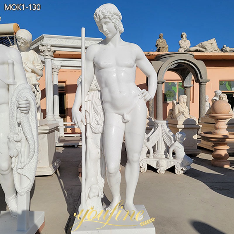 Hand Carved Greek God Apollo Marble Statue for Sale - YouFine Sculpture