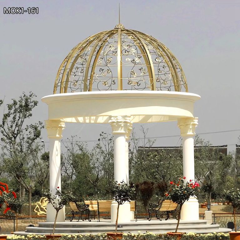 Outdoor Marble Gazebos: A Timeless Addition to Your Garden MOK1-161